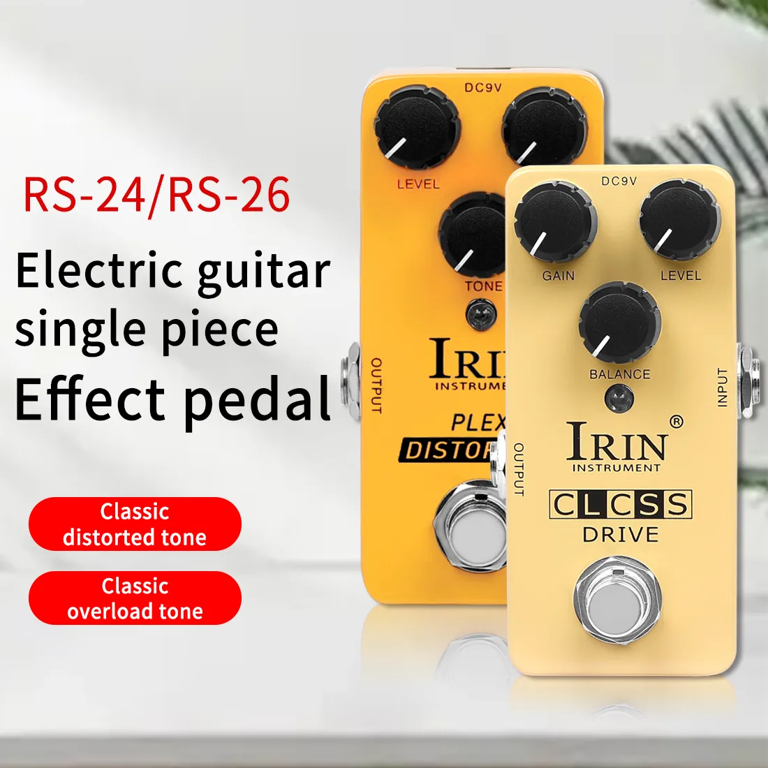 IRIN RS-24 RS-26 Classic Drive Overdrive Pedal - Tube Emulation Circuit ...