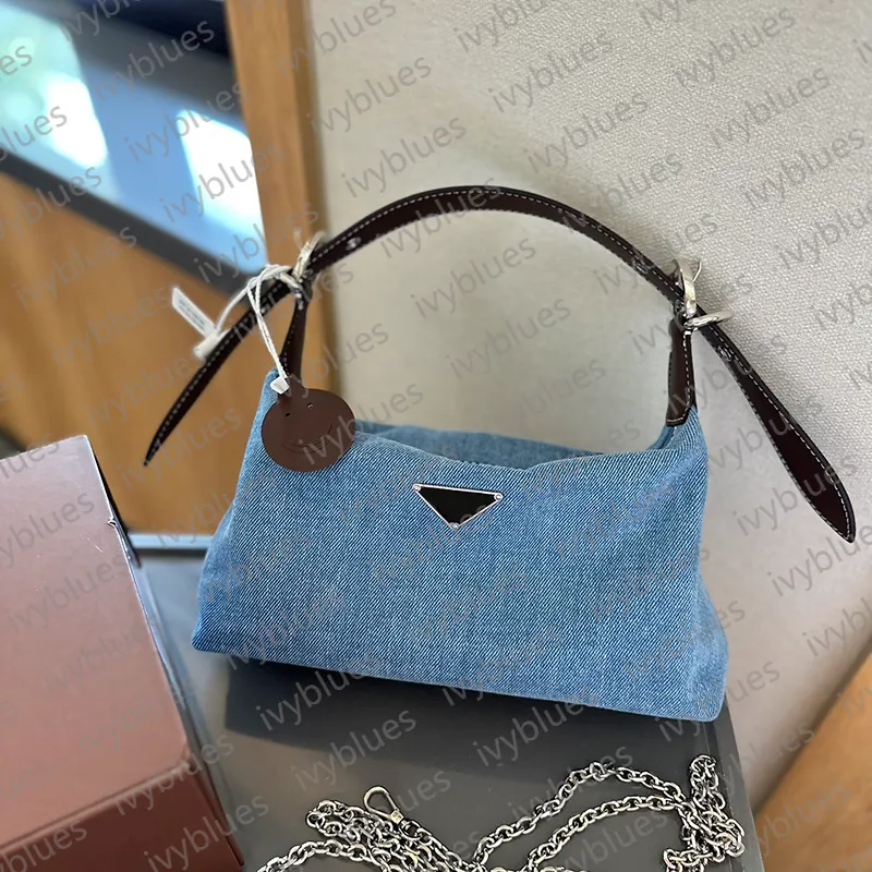 15 Styles Denim Crossbody Bags for Women, Designer Nylon, Zipper Daily ...