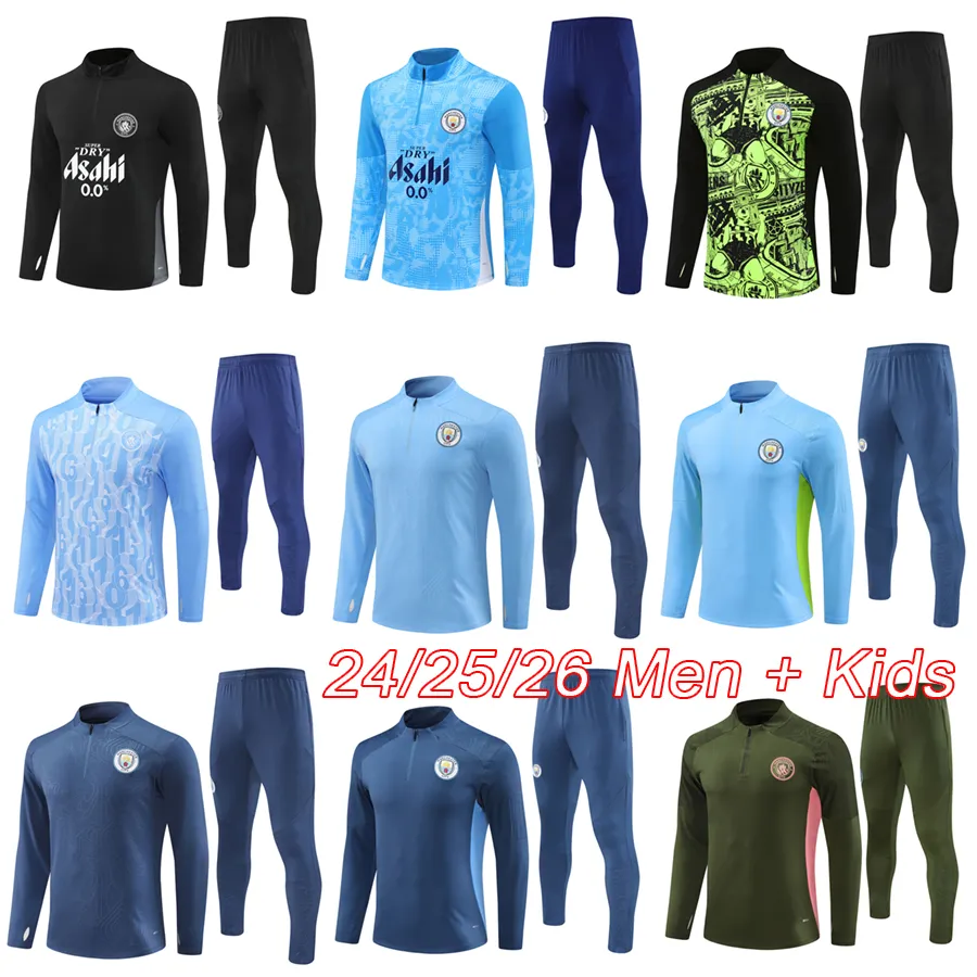 2025 2026 Man Survetement Football Tracksuit Training Kit Mens City 24 ...