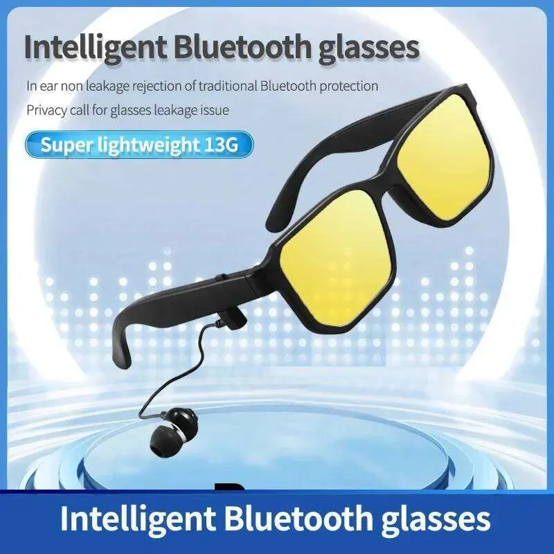 Smart Audio Glasses With Bluetooth Earphones & NFC Integrated Myopia ...