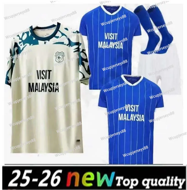 Cardiff 2025 2026 Fußballtrikot Heim, Auswärts 3. Kits |Ralls ...