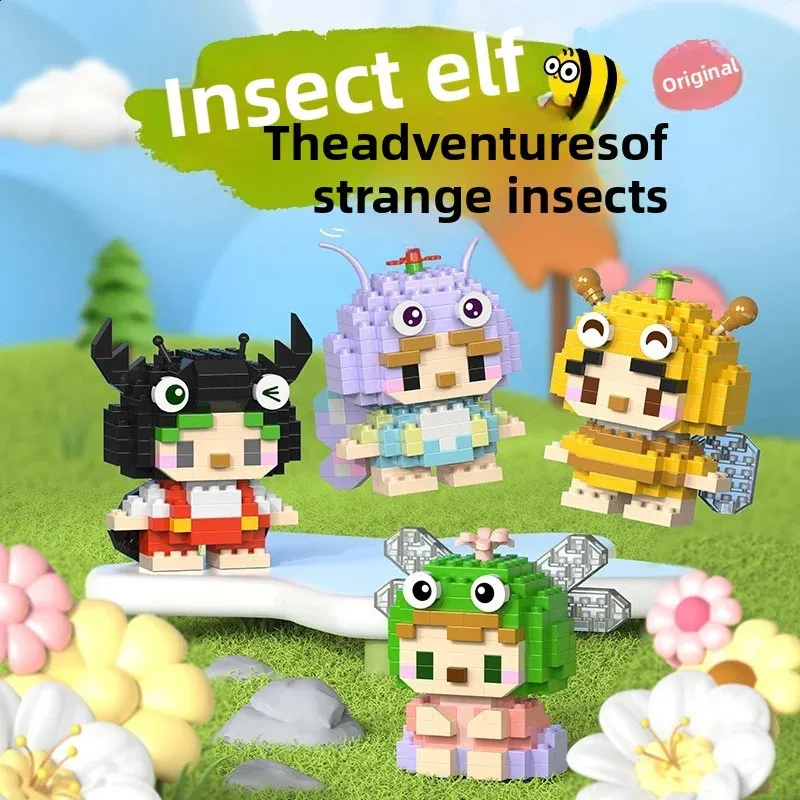 Miniature Building Blocks: Cat Micro Diamond Block Set Animal Figure ...