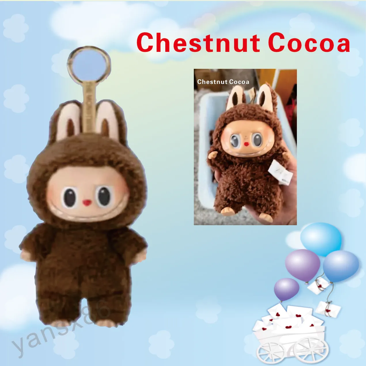 Labubu V1 Mythical Creature Energy Series Play Doh Doll Keychain High ...