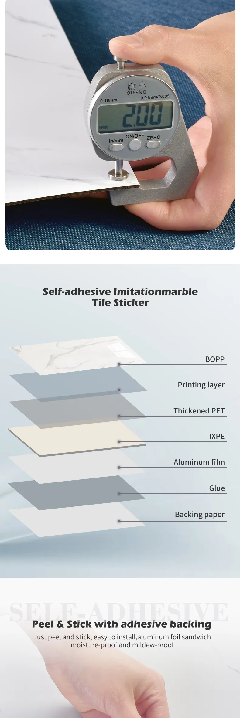 Durable Waterproof Vinyl Wallpaper with Realistic Stone Finish for ...