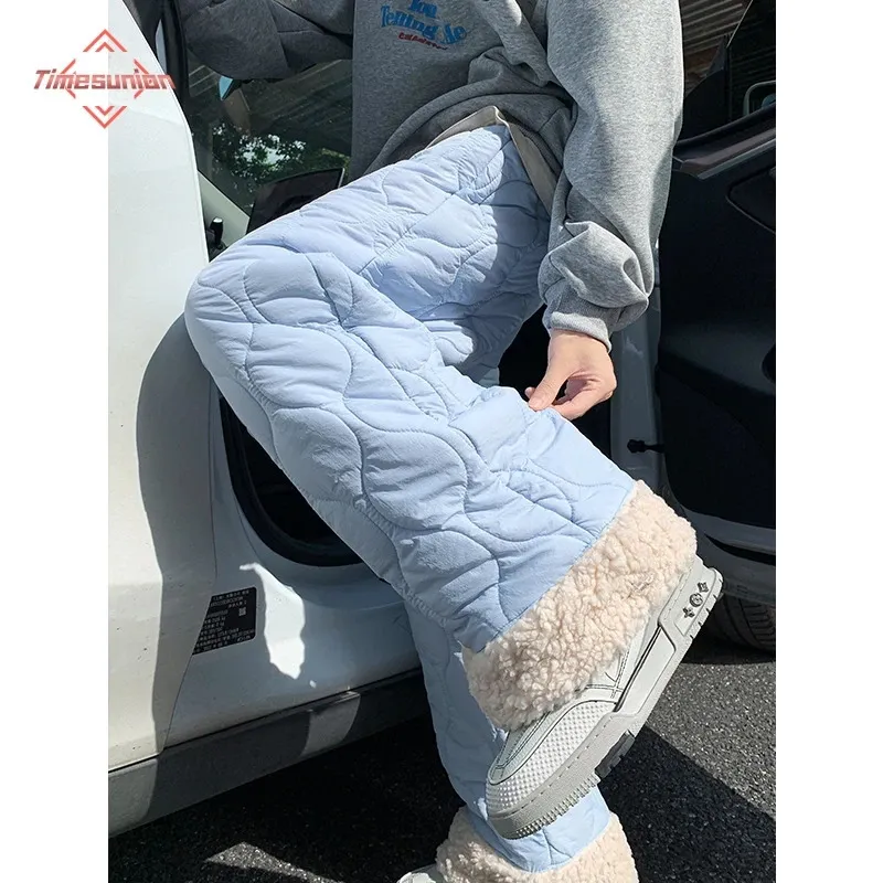 Oversized 8xl Thick Lamb Fleece Winter Pants For Men, Fashion Gourd ...