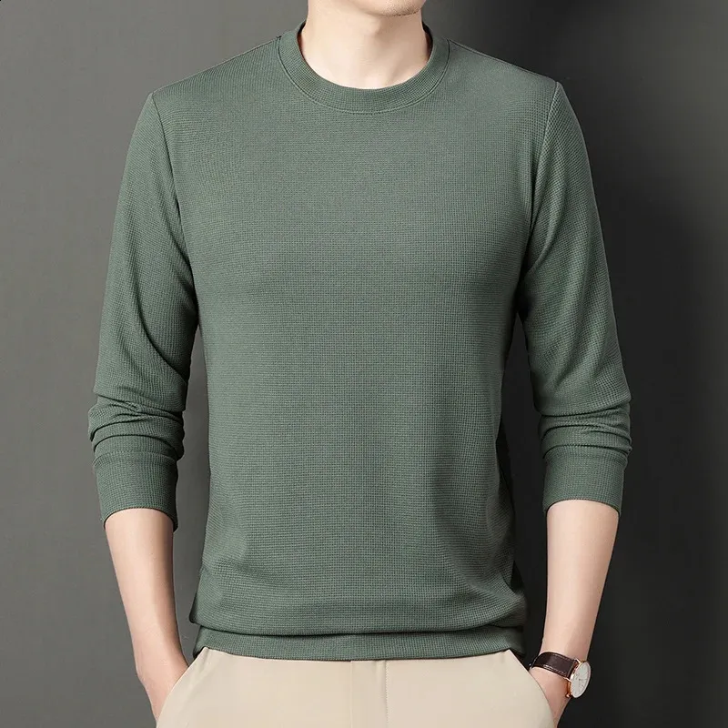 Men's Long-Sleeved Sweatshirt: Casual Breathable Business T-Shirt ...