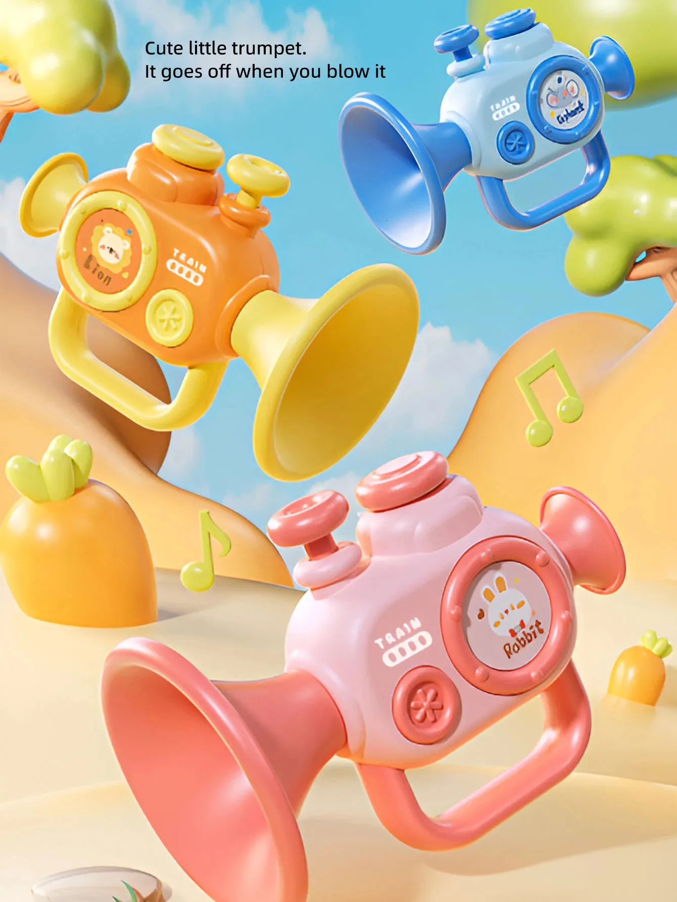 Baby Trumpet Toys Can Play Musical Instruments Early... From Nian08, $9 ...