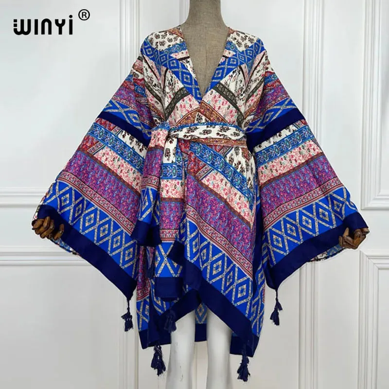 Winyi Africa Summer Women's Cardigan Stitch Robe Cocktail Sexy Boho ...