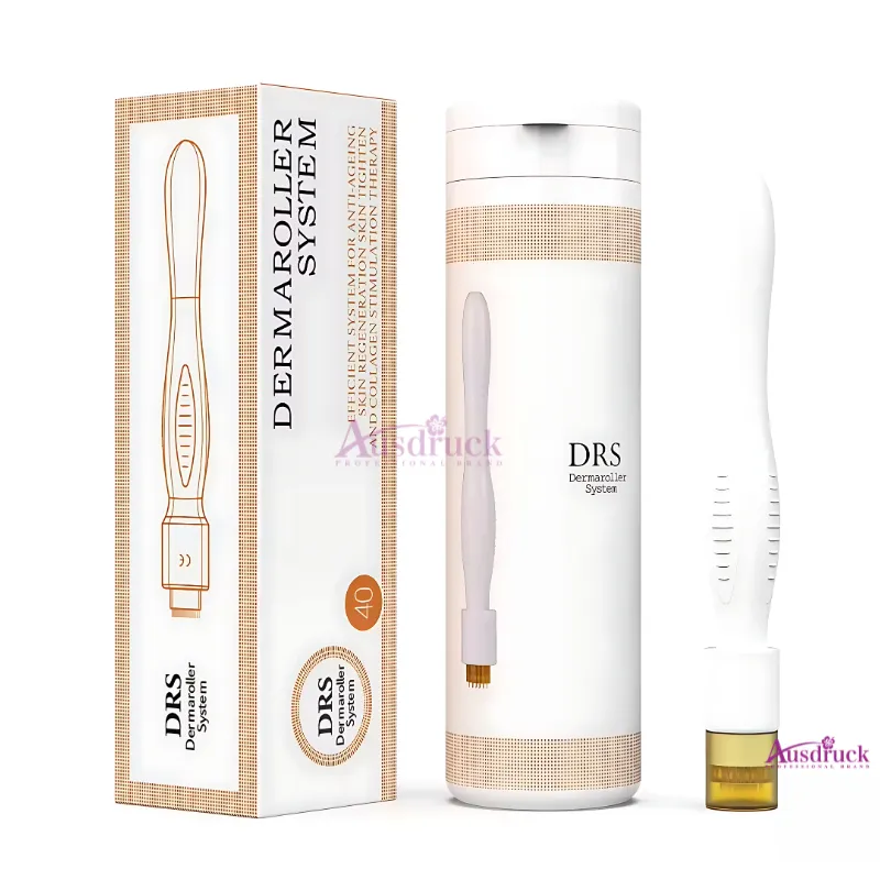 DRS40 Derma Roller 40 Titanium Needles Stainless Steel Microneedling ...