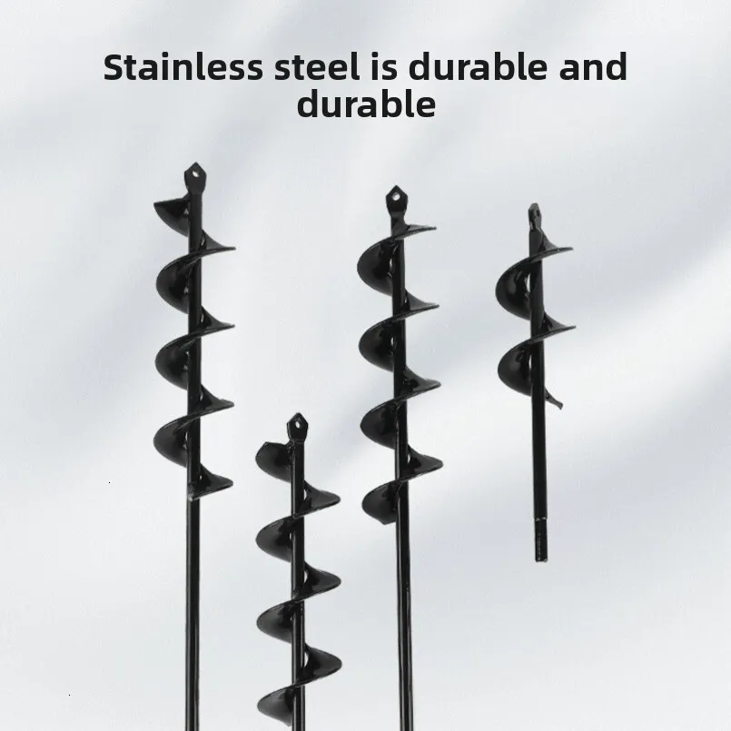 Soil Auger: Garden Vegetable Patch Digging Tool, Spiral Rod Twist Drill ...