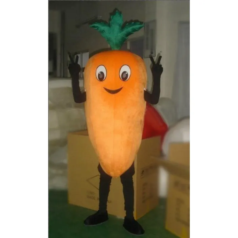 Carrot Mascot Costumes Animated Theme Vegetables Cospaly Cartoon Mascot ...