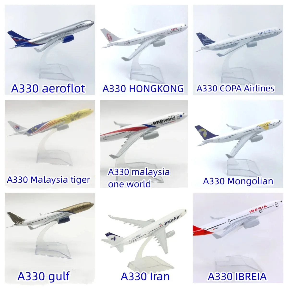 A330 Series Metal Diecast Airplane Model 16CM Alloy Aircraft Toy For ...