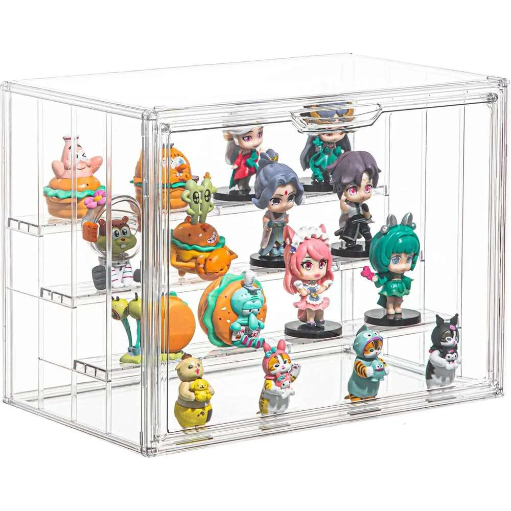 Clear Acrylic Display Box 4 Layer Stackable Figure... From Inkandthink ...