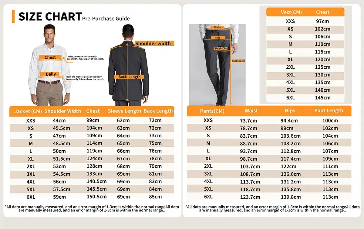 Mens Double Breasted Suit Blazer Pants Vest Solid Color British Style ...