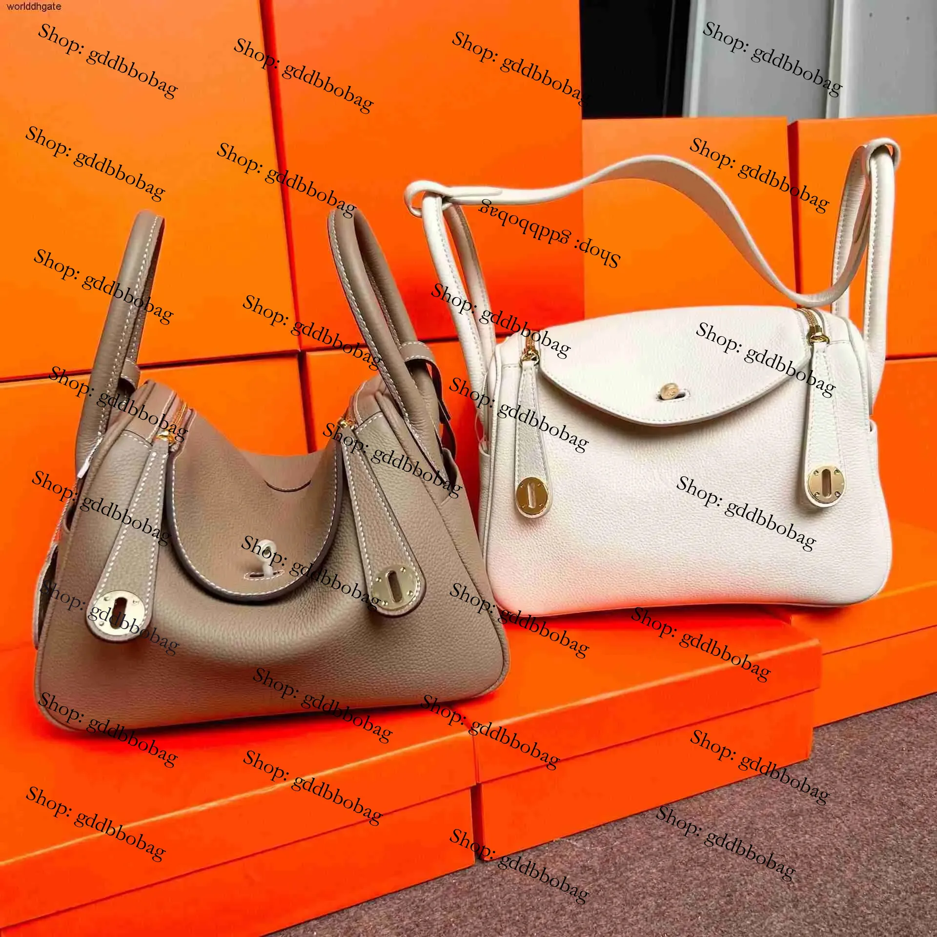 Lindy Luxury Designer Tote Handbag, Genuine Leather Women's Bag, New ...