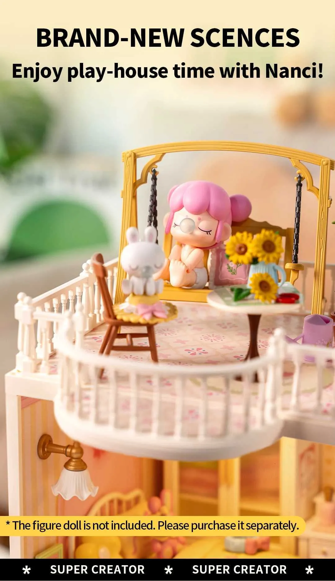 Robotime DIY Miniature House Kit Wooden Flower Shop Model Building ...