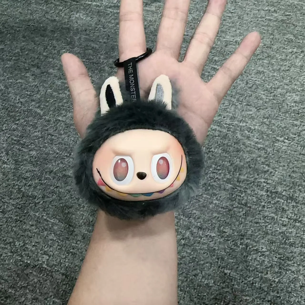 Vinyl Face Plush Labubu Big Head Labubu Head Shaped Small Pendant ...