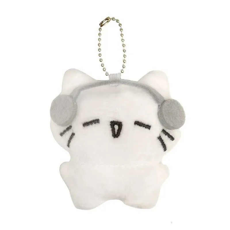 Mini Crying Cat Doll Plush Keychain Set, Cartoon Bag Pendant Charms for ...