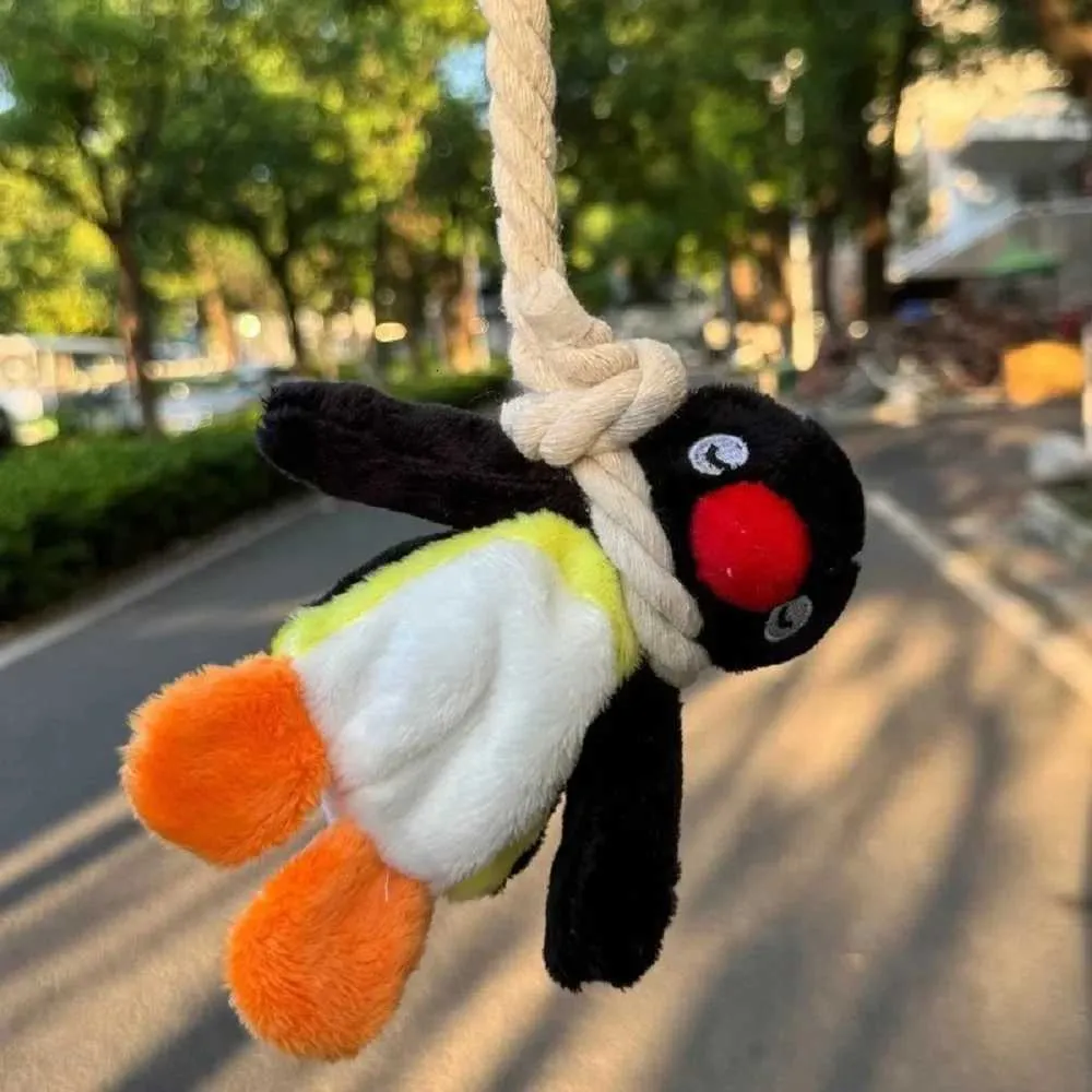 16cm Plush Penguin Doll Keychain Cute Backpack Pendant Stuffed Animal ...