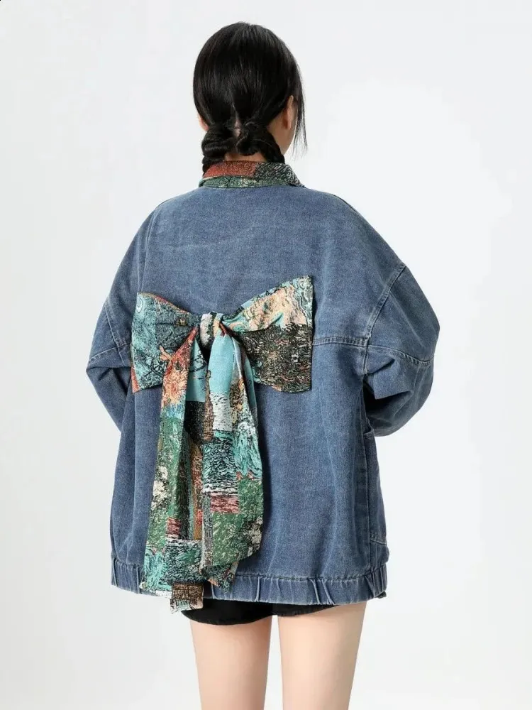 Womens Cartoon Cat Jacket 2025 Woman Lantern Bubble Sleeve Jackets ...