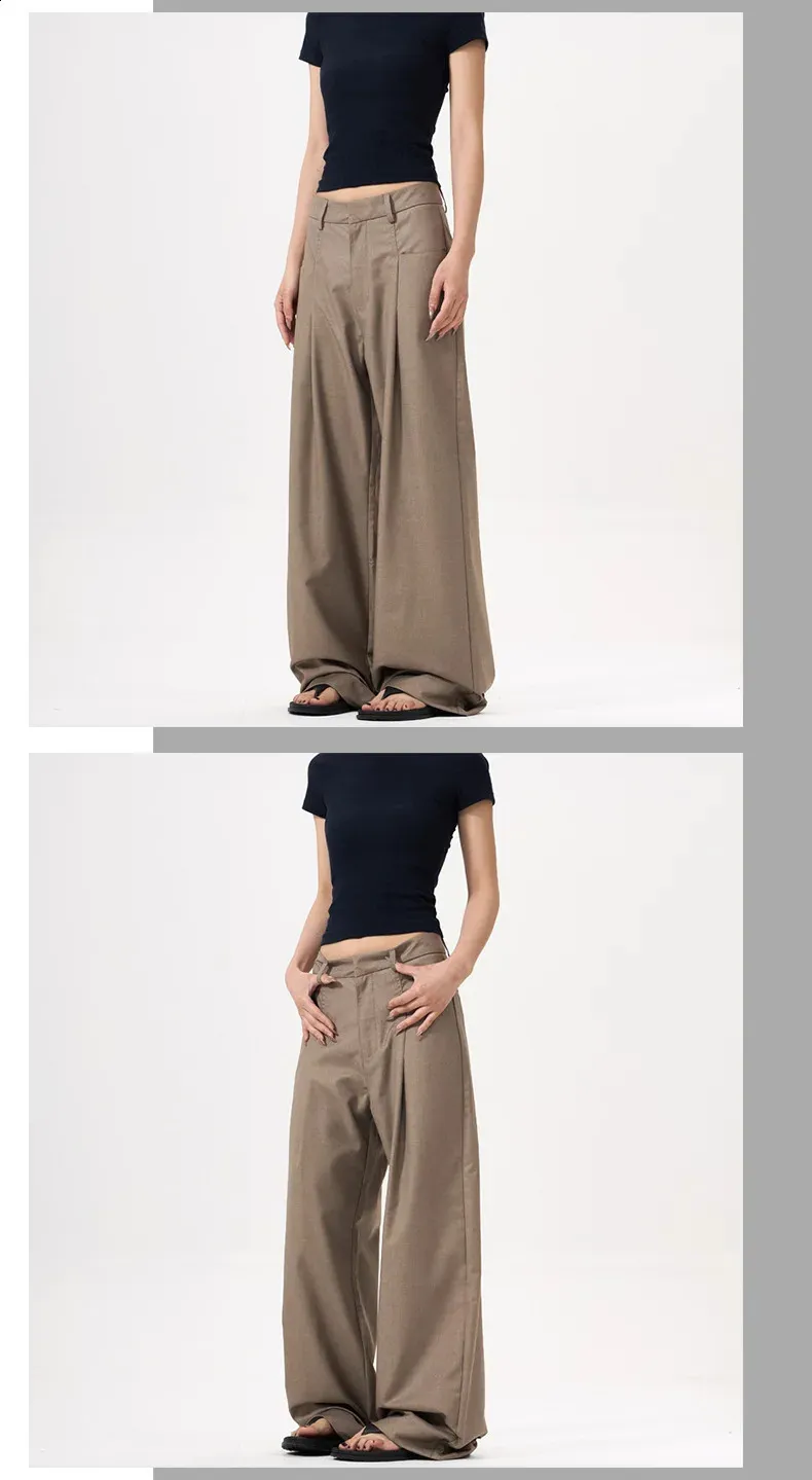 Pleated and Draped Western Pants for Men and Women with Wide Legs and ...