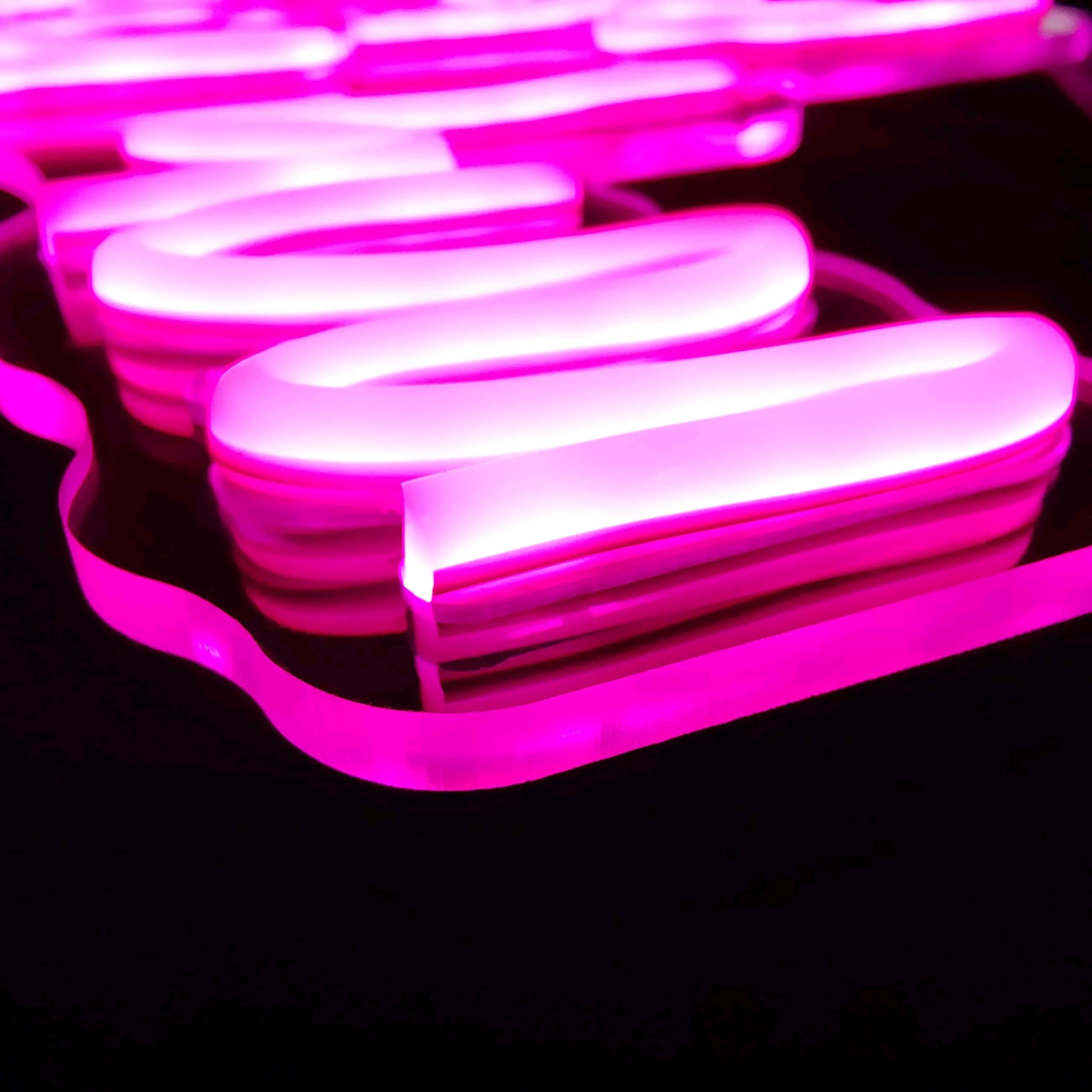 Pink LED Illumination Set 16.4 ft with 50 Bulbs for Indoor Celebrations ...