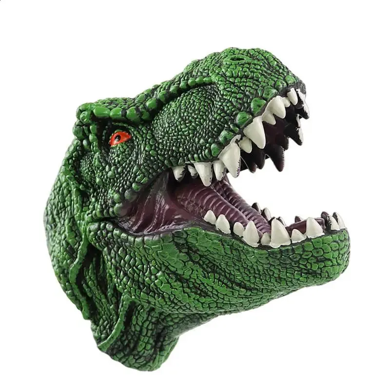 Dinosaur Puppet Realistic Dinosaur Head Hand Puppets Toy Flexible ...