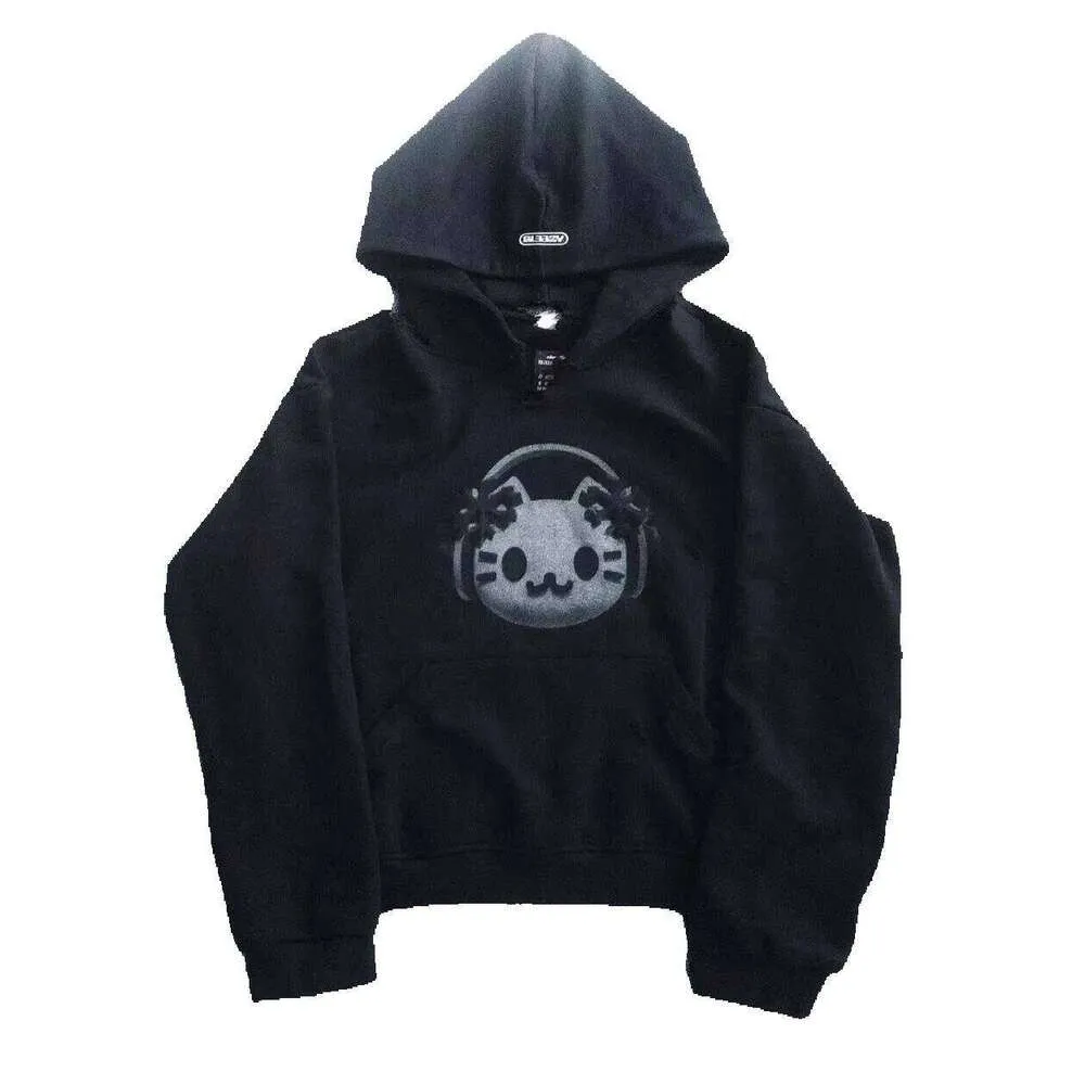 Y2k Hoodie Women Haruku Kawaii Gothic Clothing Cute Graphic Print ...