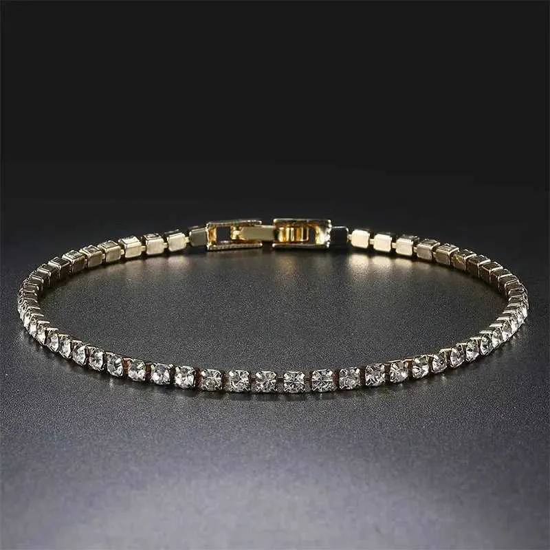 8 Inch Cubic Zirconia Tennis Bracelet for Women, HipHop Fashion Style ...