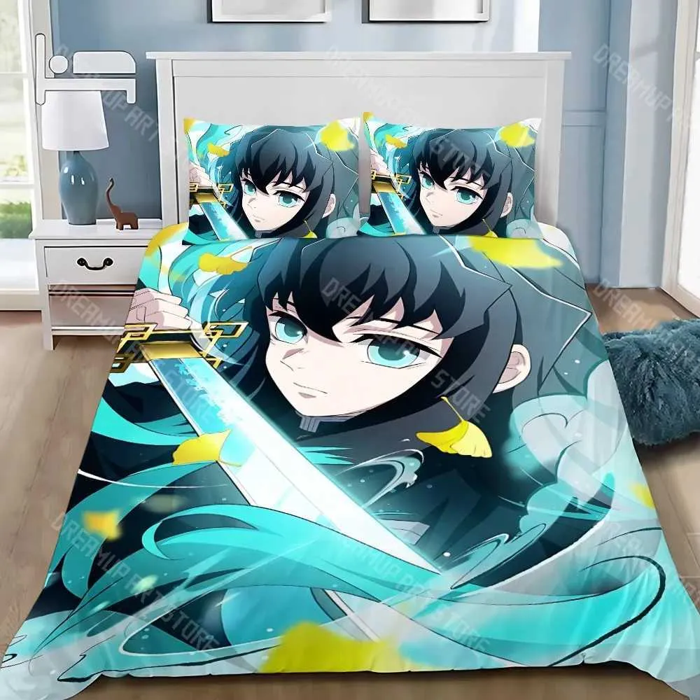 Demon Slayer Muichiro Tokito Spoonflower Duvet Cover... From Tixinf ...