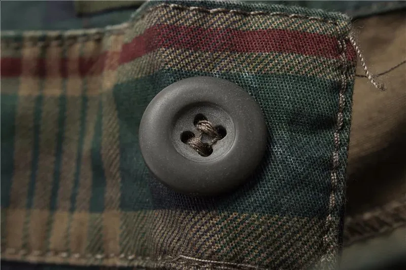 Men's Bermuda Cargo Shorts Plaid Casual Summer Beach Shorts Military ...