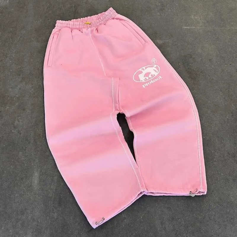 2K Mens Vintage Baggy Wide Leg Pants Straight Leg American Streetwear ...