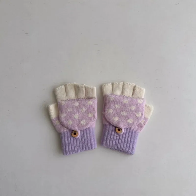 Baby Gloves Winter Boys Girls Childrens Cold Resistant Five Finger ...