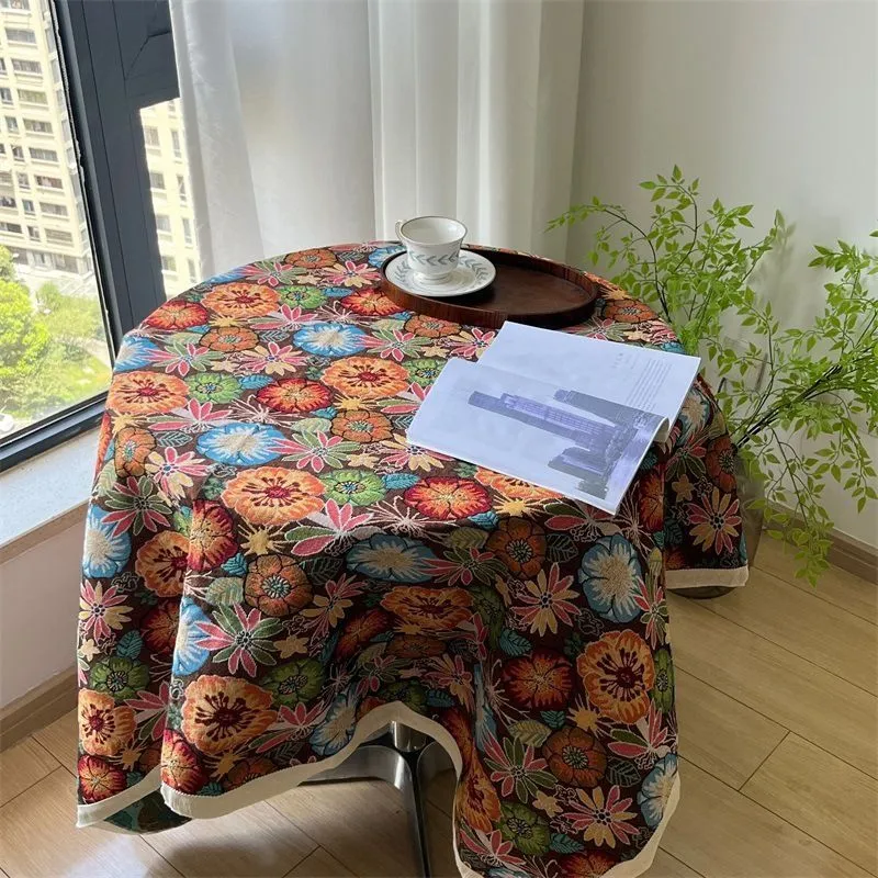 Bohemian Tablecloth 60 × 60 in Decorative Cover Cloth for Coffee Tables ...