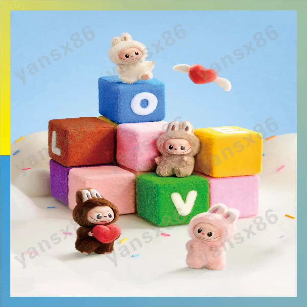 Labubu Doll Blind Box Toy V4 Series, Labubu Plush Toy, Christmas ...