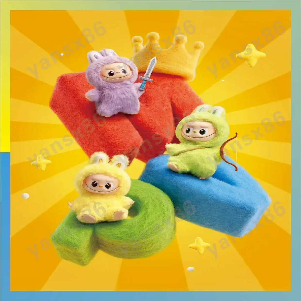 Labubu Doll Blind Box Toy V4 Series, Labubu Plush Toy, Christmas ...