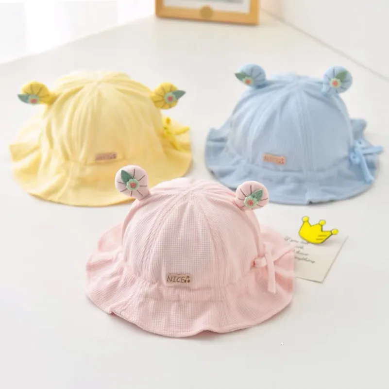 Cute Ear Ruffle Hats For Kids UV Protection Panama... From Topwang08 ...