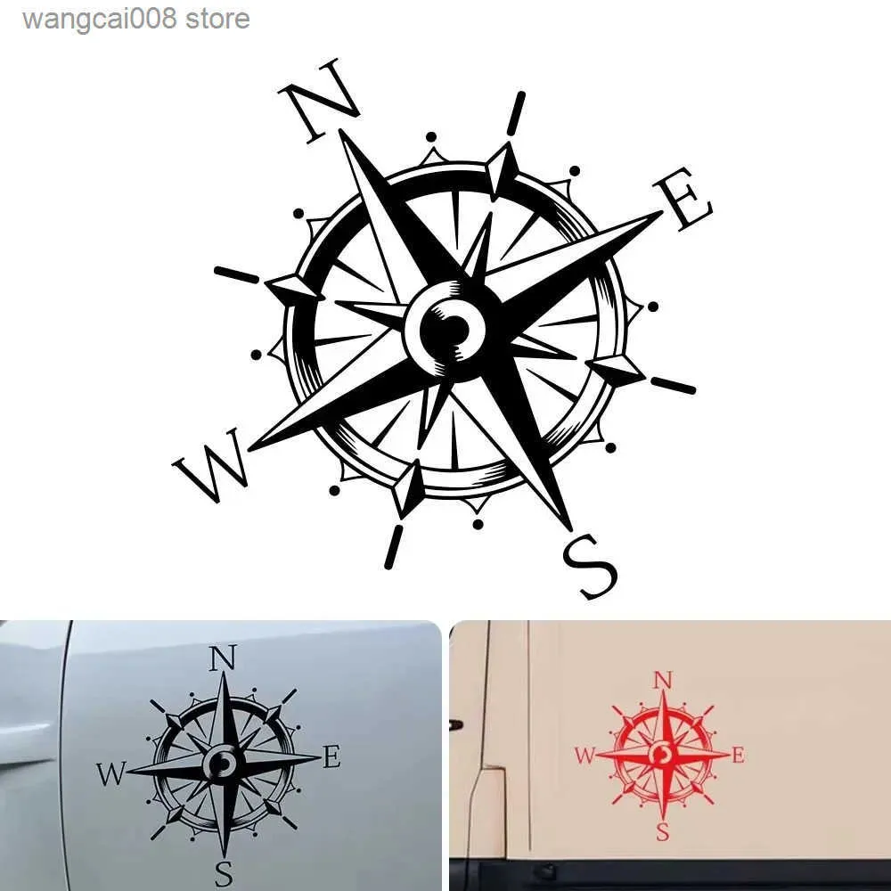 Car Sticker Compass Adventure Style Decor Decal Outdoor Vinyl Film ...