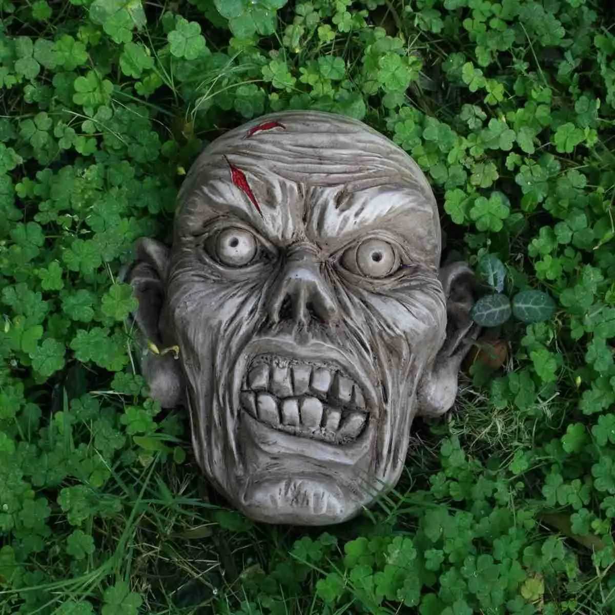 Scary Old Man Halloween Antony Gormley Head Sculpture 7.5 Inch Floating ...