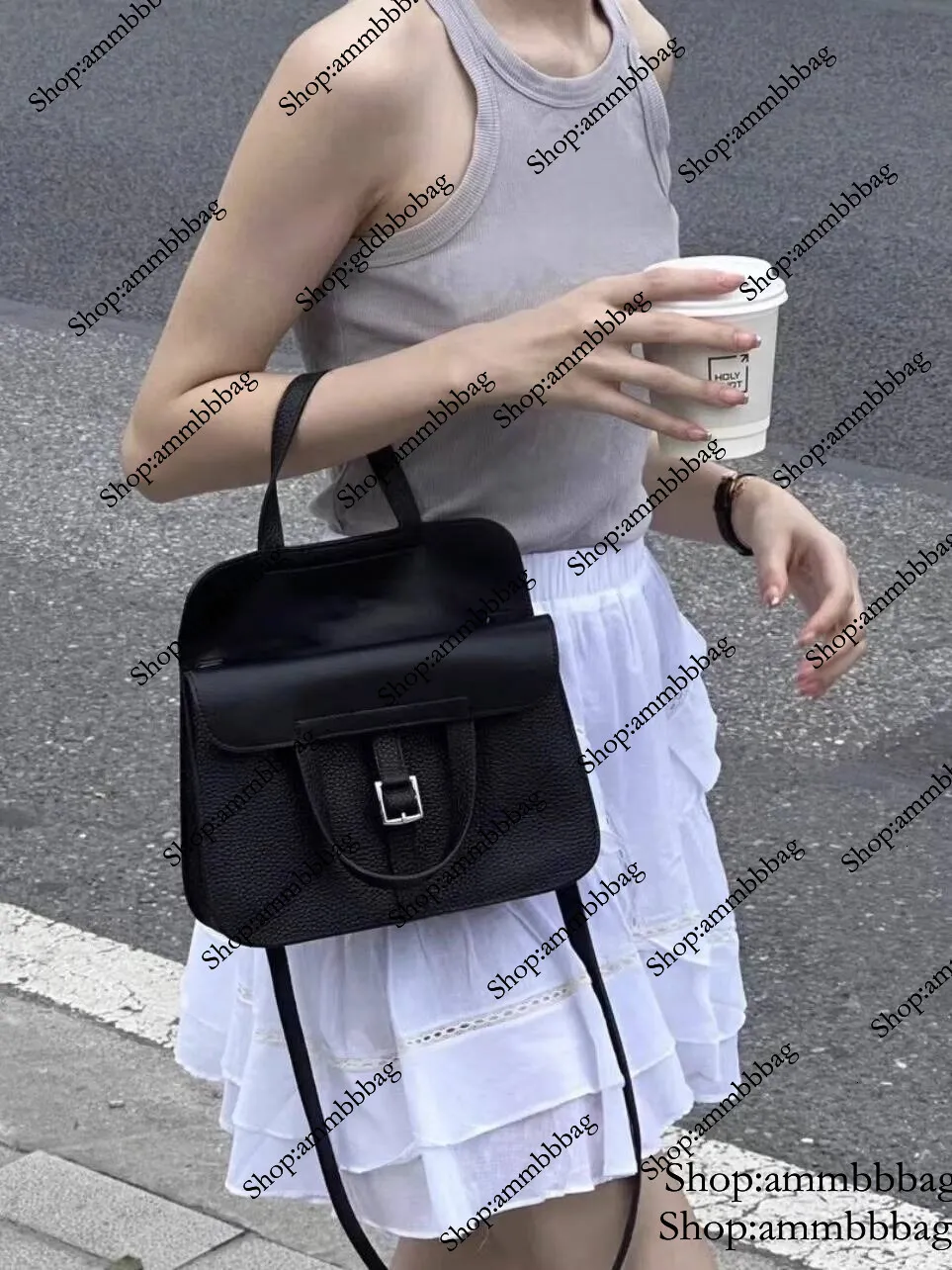 High Quality Hazan Bag 2025 New Women's Bag Imported TC Cowhide 25 ...