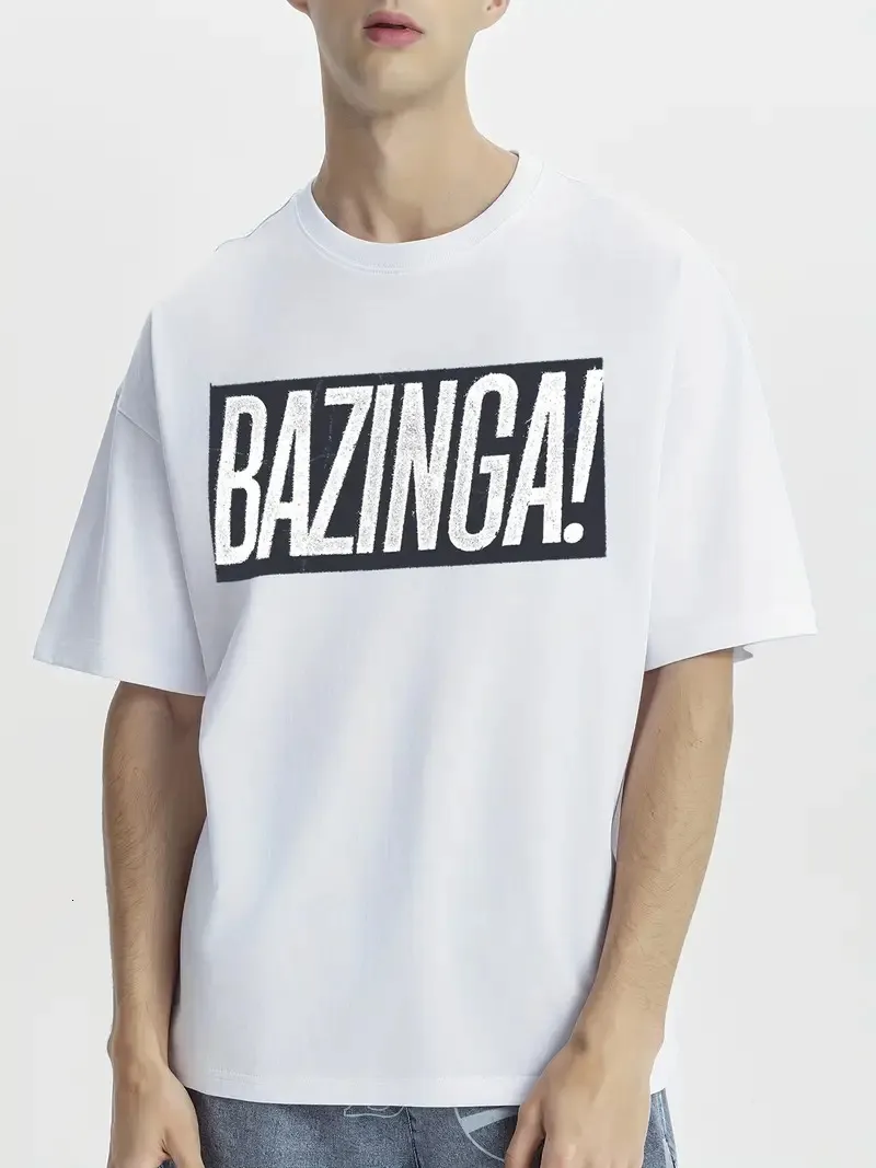 Mens designer t shirt 180g cotton crew neck short sleeve regular length ...