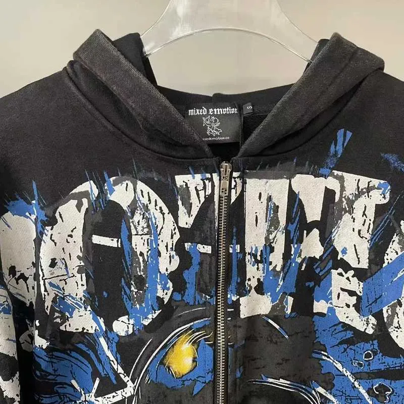 Red Zipper Sweatshirt Full Zipper Hoodie Men Women Fleece Zip Hooded ...