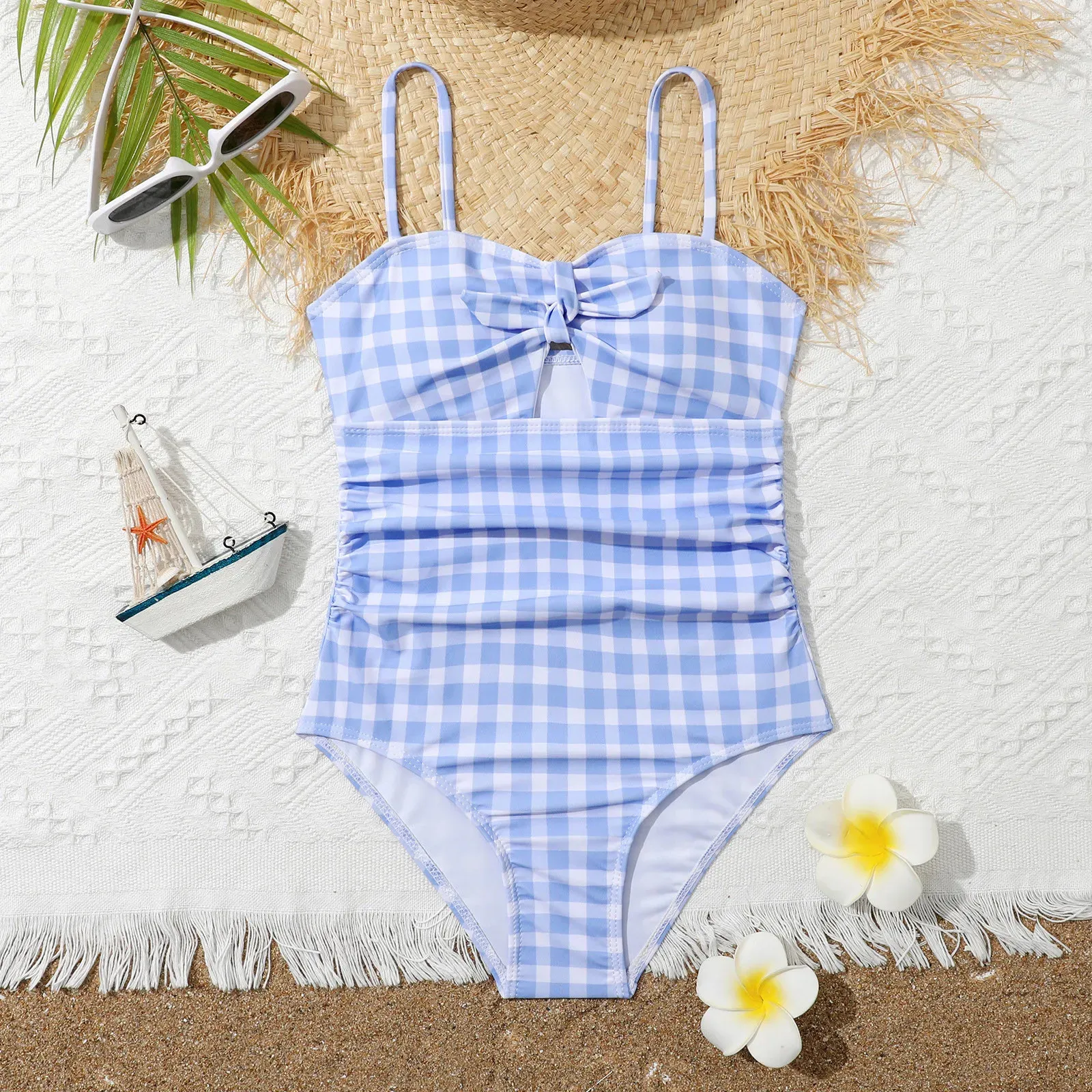 5 Girls Swim Suits Summer Swimsuit Skintight Bodysuit Bikini For Girl ...