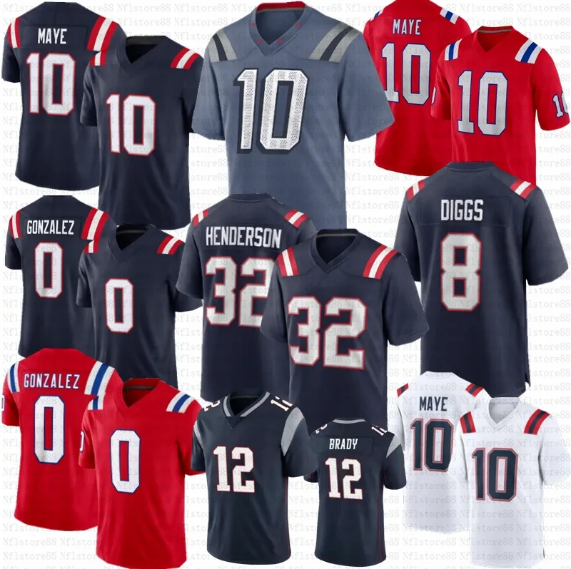 2025 Rivalries Drake Maye Christian Gonzalez Stefon Diggs Football ...