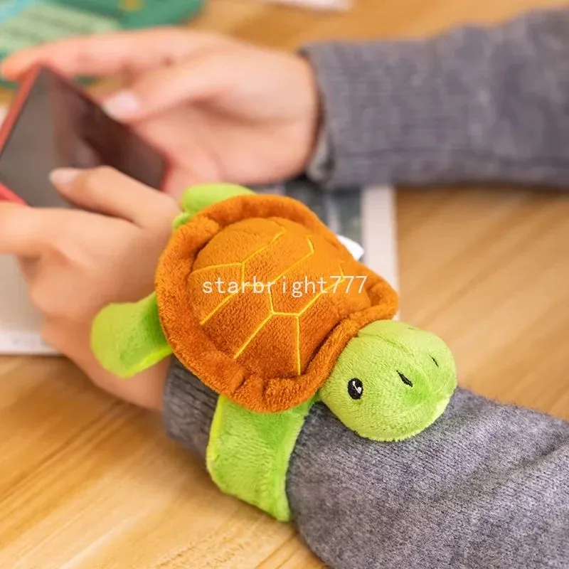 14cm Lovely Elephant, Giraffe, Sloth, Tortoise Slap Snap Wrap Wristband ...