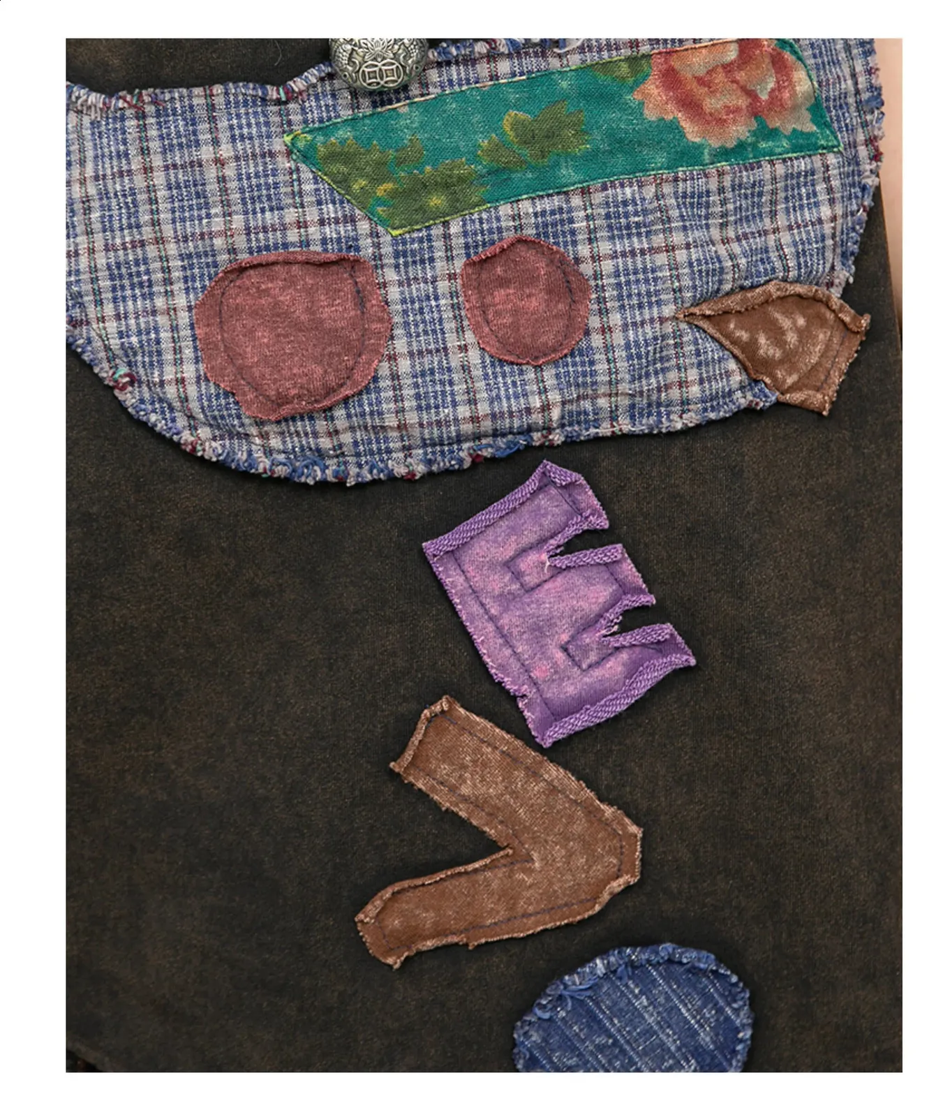 Stir Fried Old Fabric Sleeveless Vest Straight Leg Pants Two-Piece Set ...