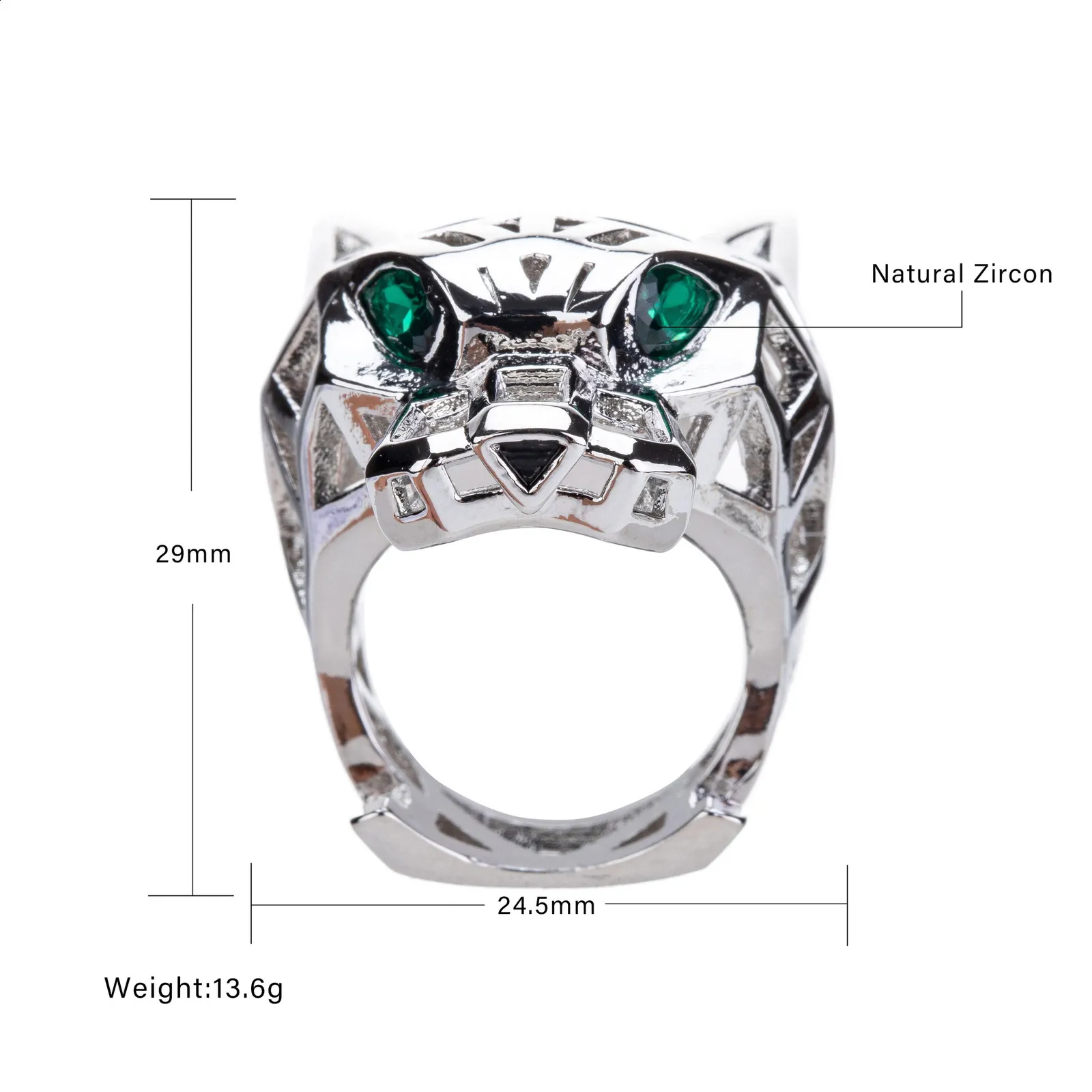 Jewelry High-End Hollow Smooth Faceted Leopard Print Quality Classic ...