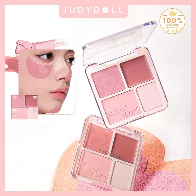 Judydoll Orange Blush Highlight Palette - Cream Blush Palette ...