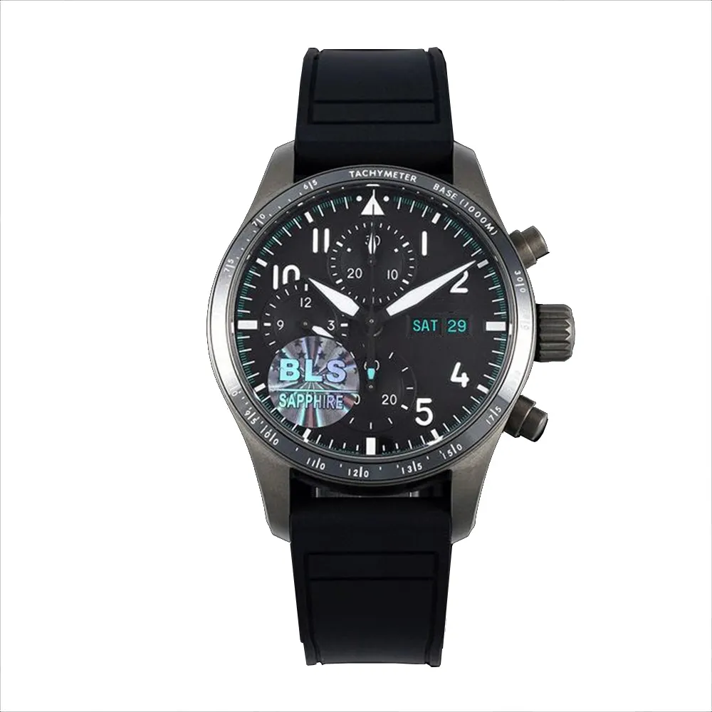 Jason007 Pilot Chronograph Automatic Mechanical Mens... From Watch11 ...