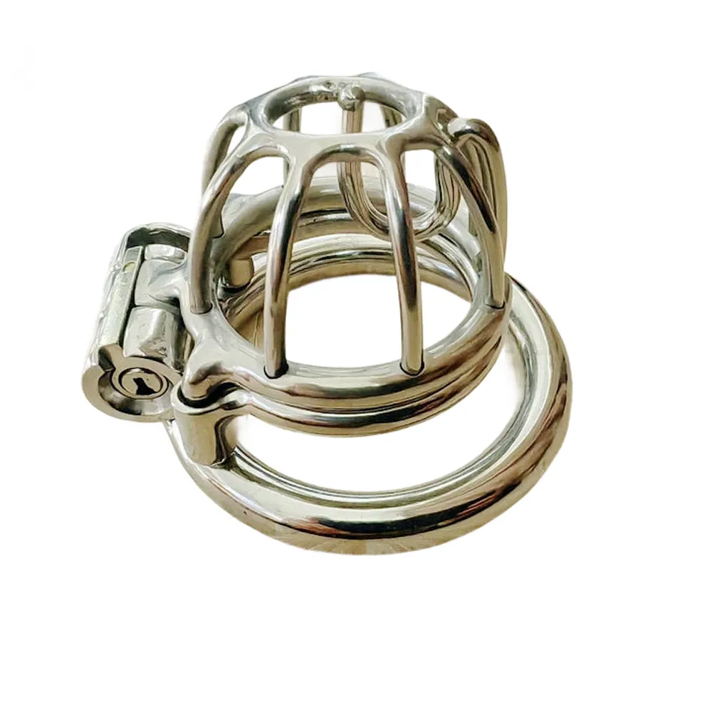 Small Titanium PA Male Chastity Cage Prince Albert Piercing Custom Mini ...